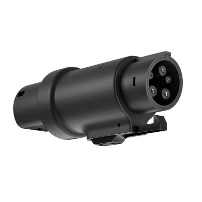 China J1772 To Type 2 Portable EVSE Chargers Adapters Plug For Tesla 22kW AC for sale