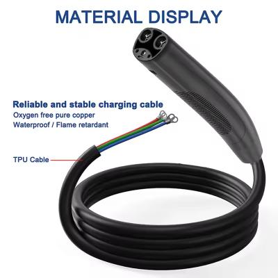 China Tesla NACS J1772 Extension Cord 40 Ft AC Charging Extender IP55 Rated 240v for sale