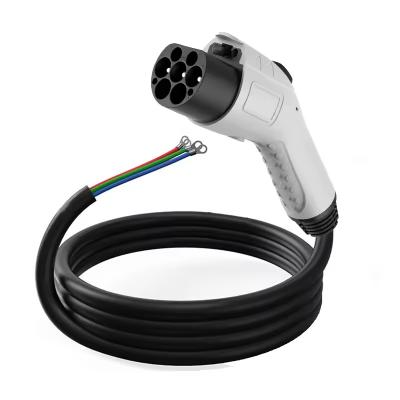 China Electric Vehicle Car GBT EV Charger Extension Lead Cable Gun Connector 48A 5M for sale