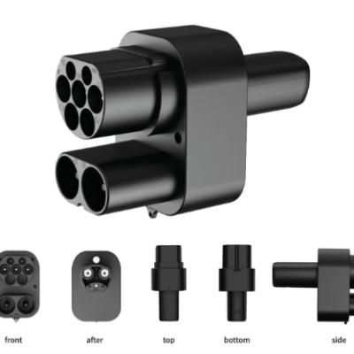 China 200A CCS2 Combo Adapter | Tesla to CCS2 DC Charging Converter Plug for sale