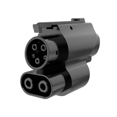 China Tesla to CCS1 DC Fast Charging Adapter | 200kW High Power EV DC Connector for sale