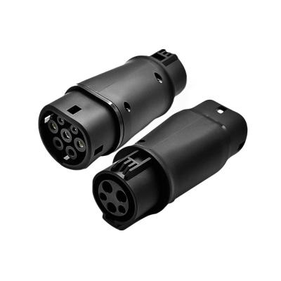 China J1772 to Type 2 EV Adapter | 32A Type1 to Type2 Mennekes Converter Plug for sale