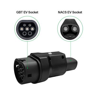 China Tesla GBT To NACS Electric Charger Plug Vehicle Adapter 250A DC for sale