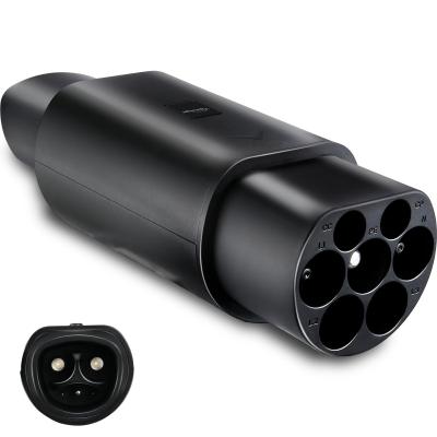China IP54 80A EVSE Chargers Adapters Connectors Tesla Plug NACS To GBT for sale