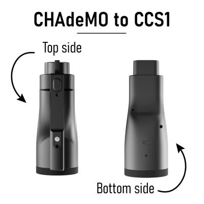 China CHAdeMO To CCS1 Connector Adapter For Nissan Leaf 200A 1000V DC Fast EV Charging for sale