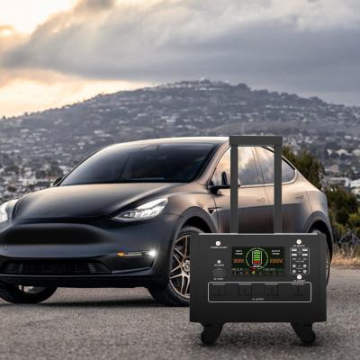 China 3500W Portable EV Charger with 220V Output and 2500+ Cycle Life Emergency Car Jump Starter Power Bank for sale