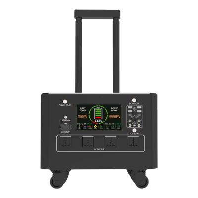 China Portable EV Charger with 3500W Total Output 220V Charging and 2500X Cycle Life Emergency Battery Jump Starter Power Bank for sale