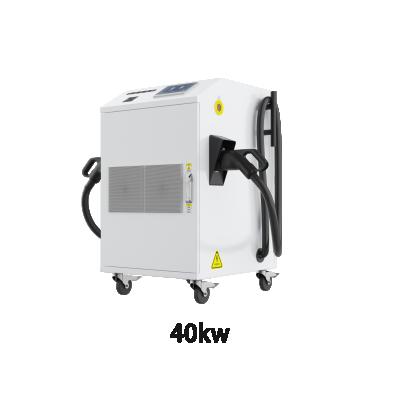 China Wheeled DC Fast Charger 40 kW Multi-Connector for sale