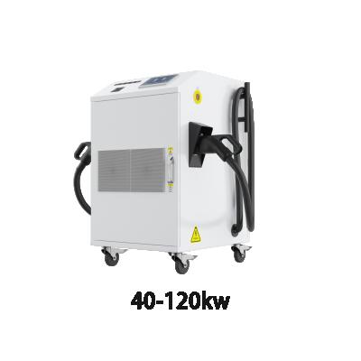 China Wheeled Portable EV Charger with 40-120kW Power Multi-Connector Support and V2G V2L V2H Capabilities for sale