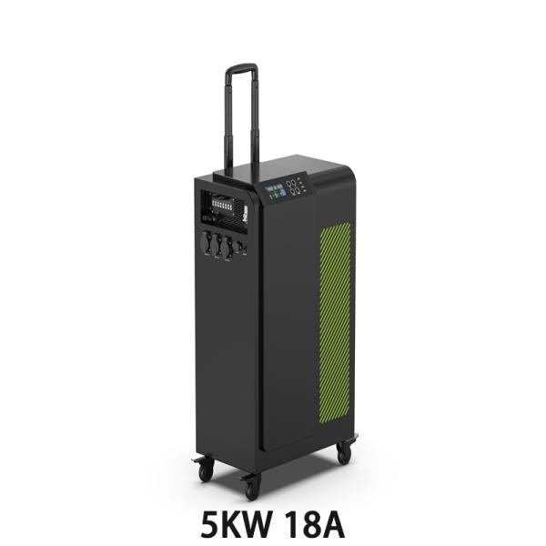 Quality 5KW 18A Portable EV Charging Station with NACS CCS CHADeMO and 0℃-55℃ Operating Temperature for sale