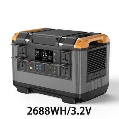 China Portable EV Charger with LiFePO4 Battery Solar Rechargeable and Fast Charging 3000W Output Emergency Power Supply for sale