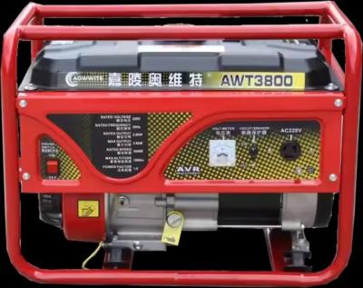 China 3kW Portable Generator with Multi-Voltage Output and Electric/Hand/Auto Start for Home and Site Use for sale