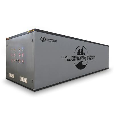 China Carbon Steel Flat Integrated Modular Wastewater Treatment Plant For Municipal Use for sale