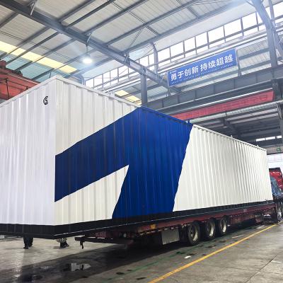 China PLC Controlled Containerized Sewage Treatment Plant with Activated Sludge Process for Easily Transportable Wastewater Solutions for sale