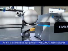 dissolved air flotation machine daf sewage treatment equipment high efficiency