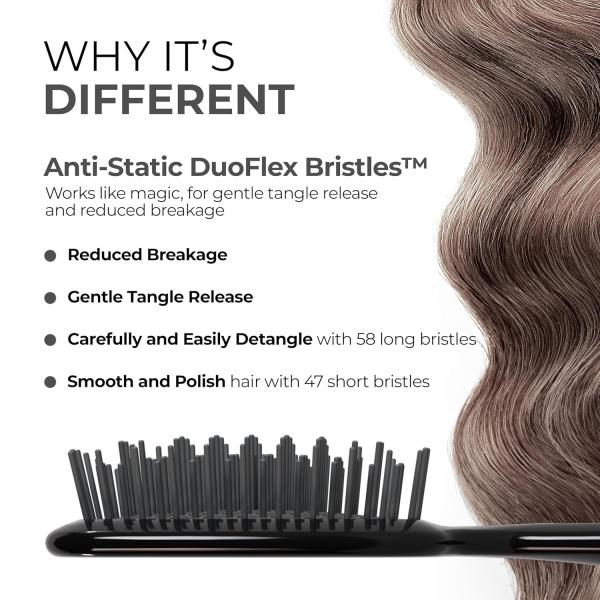 Quality Vented FHI Heat UNbrush Detangling Hair Brush DuoFlex Cherry Blossom Pink OEM for sale