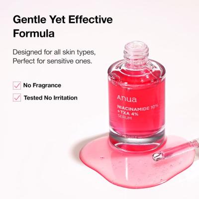 Cina 10% Niacinamide+ 4% Acido tranexamico Siero di iperpigmentazione per la pelle sensibile Correzione delle macchie scure 30 ml in vendita