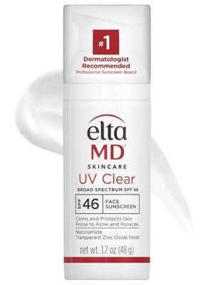 China Huidarts aanbevolen UVA-bescherming Gezicht Zonnebrandcrème SPF46 Olievrij Met Zinkoxide Waterdicht for sale