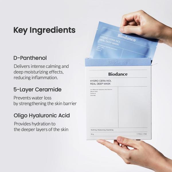 Quality Pitera Hydro Cera-Nol Real Deep Facial Rejuvenation Mask Soothing Moisturizing for sale