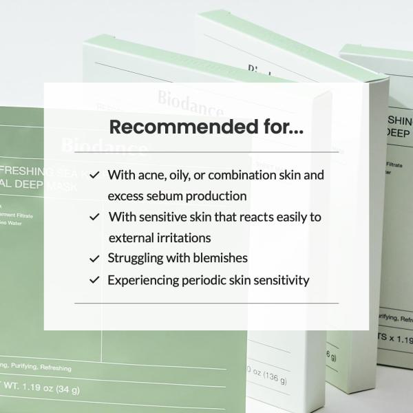 Quality Refreshing Sea Kelp Real Deep Facial Treatment Mask Overnight Hydrogel gel for sale