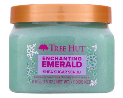 China Enchanting Emerald Tree Hut Shea Sugar Scrub Body Exfoliator For Sensitive Skin for sale