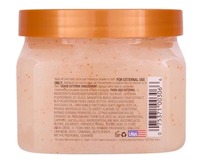China Corpo Mango Tropical 18oz açúcar esfoliante esfregar Ultra hidratante para clarear a pele à venda