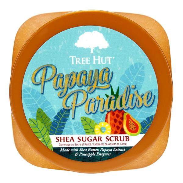 Quality Papaya Paradise Shea Sugar Exfoliating Body Scrub For Brightening Body 18 Oz for sale