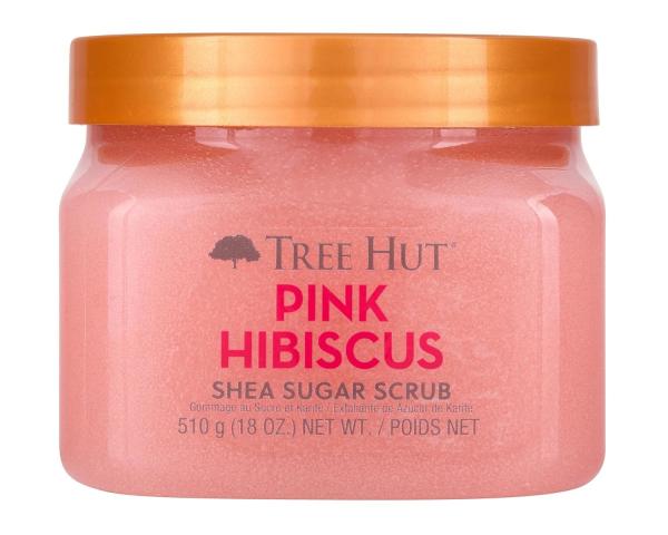 Quality Tree Hut Pink Hibiscus Shea Sugar Scrub Exfoliating Body Scrub Butter 18oz In for sale