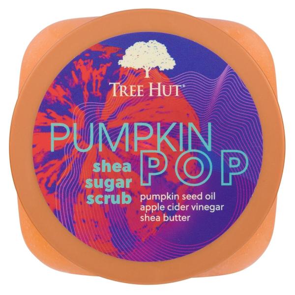 Quality Fragrance Free Pumpkin Pop Shea Sugar Exfoliating Sugar Body Scrub Hydrating for sale