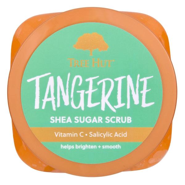 Quality Paraben Free Tree Hut Tangerine Shower Body Scrub Exfoliating For Skin Whitening for sale