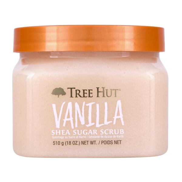 Quality 18oz Tree Hut Vanilla Shea Sugar Exfoliating Shea Butter Body Scrub Hydrating for sale