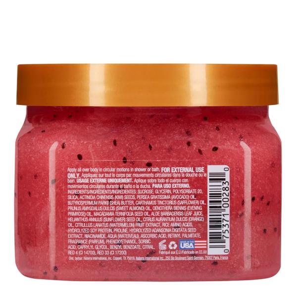 Quality Dry Skin Watermelon Shea Sugar Scrub Natural Body Exfoliator 510g for sale