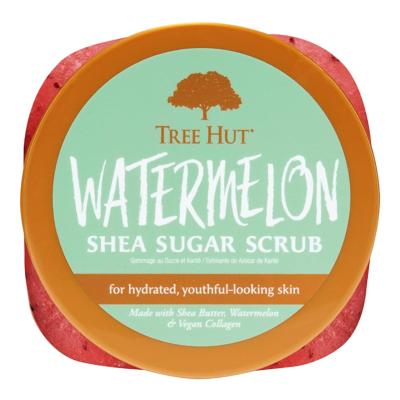 Cina Pelle secca anguria zucchero di karitè scrub esfoliante naturale per il corpo 510g in vendita
