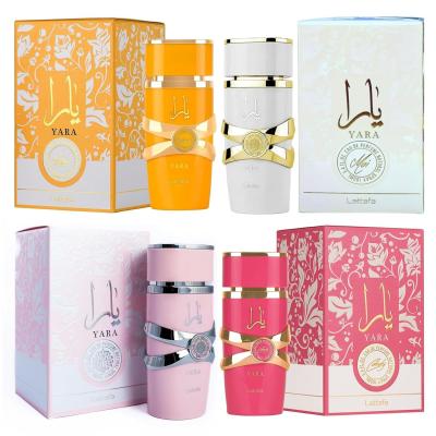 China Lattafa Yara Collection 5 Piece Set Perfume Spray Liquid Fragrance For Women 100ML (3.4 OZ) for sale