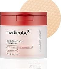 Cina Toner esfolianti per la pelle inclusi in medicube Acido succinico rosso Panthenol Peeling per il viso con niacinamide AHA BHA in vendita
