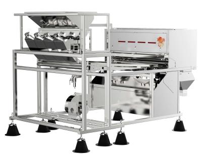 China Cashew Color Sorter Machine,4 side view of cameras ,360 view. for sale