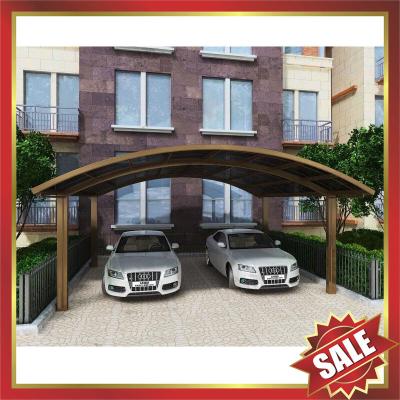 China super durable parking car shellter,sun rain aluminium carport,canopy,awning,car shed for villa,house,building,cottage for sale