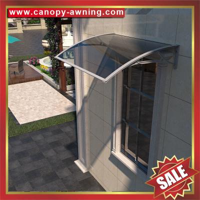 excellent diy polycarbonate awning canopy shelter with cast aluminum bracket arm support for sales