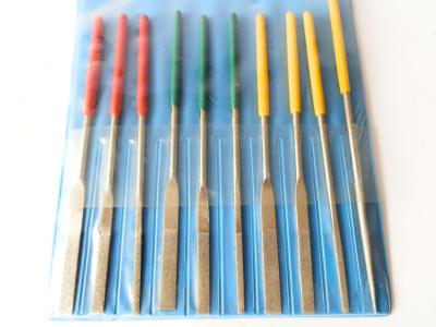 China Custom Electroplated Diamond Needle File Set Sharpener For Gemstone / Ceramics for sale