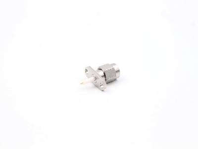 China RF Connector Stainless Steel 2.4mm Male Flange Mount for sale