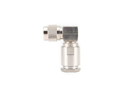 China TNC male right angle Connector for LMR 400 cable clamp for sale