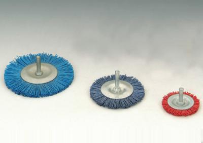 China shaft-mounted abrasive wheel brushes,shaft-mounted abrasive cup brushes for sale