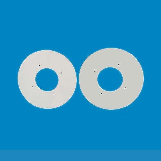 99% alumina ceramic components showing high precision manufacturing