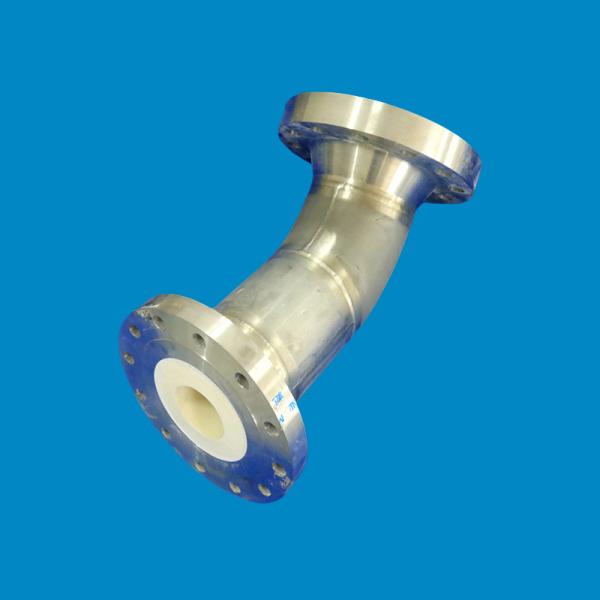 Quality Industrial Ceramic Lined Carbon Steel Pipe Elbows High Hardness ODM for sale