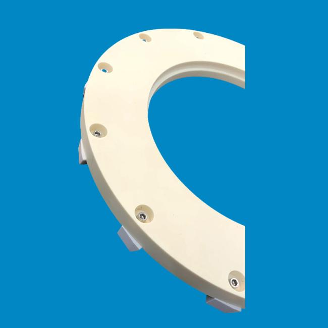 Durable ceramic crushing components with smooth finish