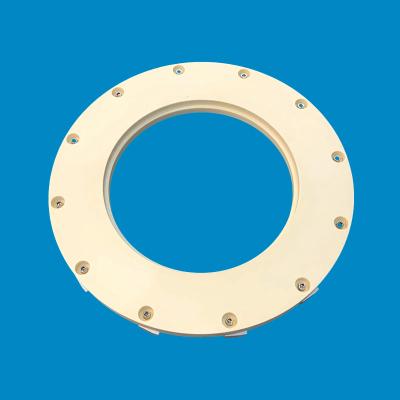 China Industrial Bespoke Ceramic Parts Al2O3 Alumina Impact Resistance For Crushing Machine for sale