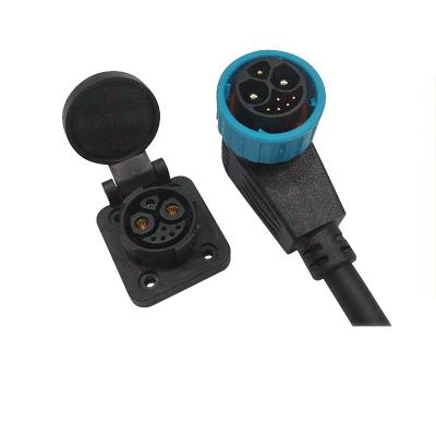 China 300A EV High Voltage Wiring Harness New Energy Power Connector Cable 1500V for sale