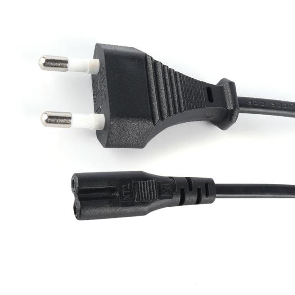 Quality Electric Supply Extension AC Cord Cable 2 Pin Plug KC Approved Korean Standard K01 for sale