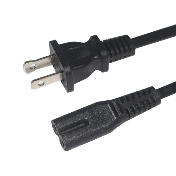 Quality Japanese standard power cord 1.5m Copper Power Cable PSE Approved 2PIN C7 Connector 2*0.75mm IEC Female End Type Home Appliance for sale
