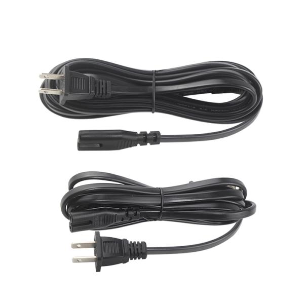 Quality Japanese standard power cord Two Plug With Ground Wire Tail End Power Cord Japan Power Cord  Three Core Plug for sale